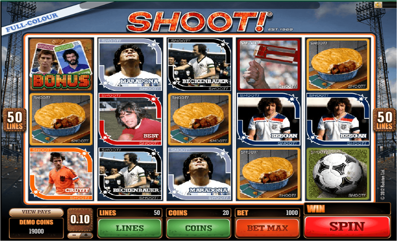 Shoot!® | Online Slot Machine Brings Back the Masters and Nostalgia